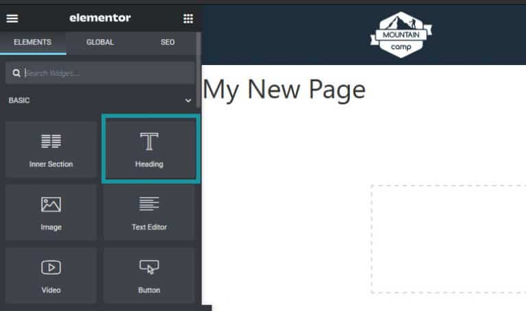 How to Add, Edit and Delete a Heading in Elementor - WPDesigns
